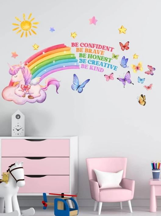 Sticker Perete Copac Inflorit 90x110cm