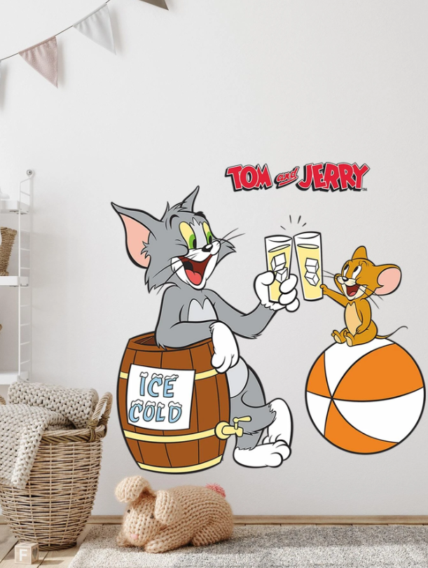 Sticker Perete Animale 60x90cm - Happy Day