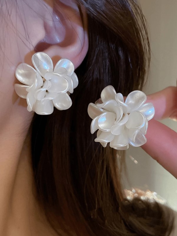 Evenimente :: Cercei :: Cercei Florali :: Cercei Floare Alba - 609144