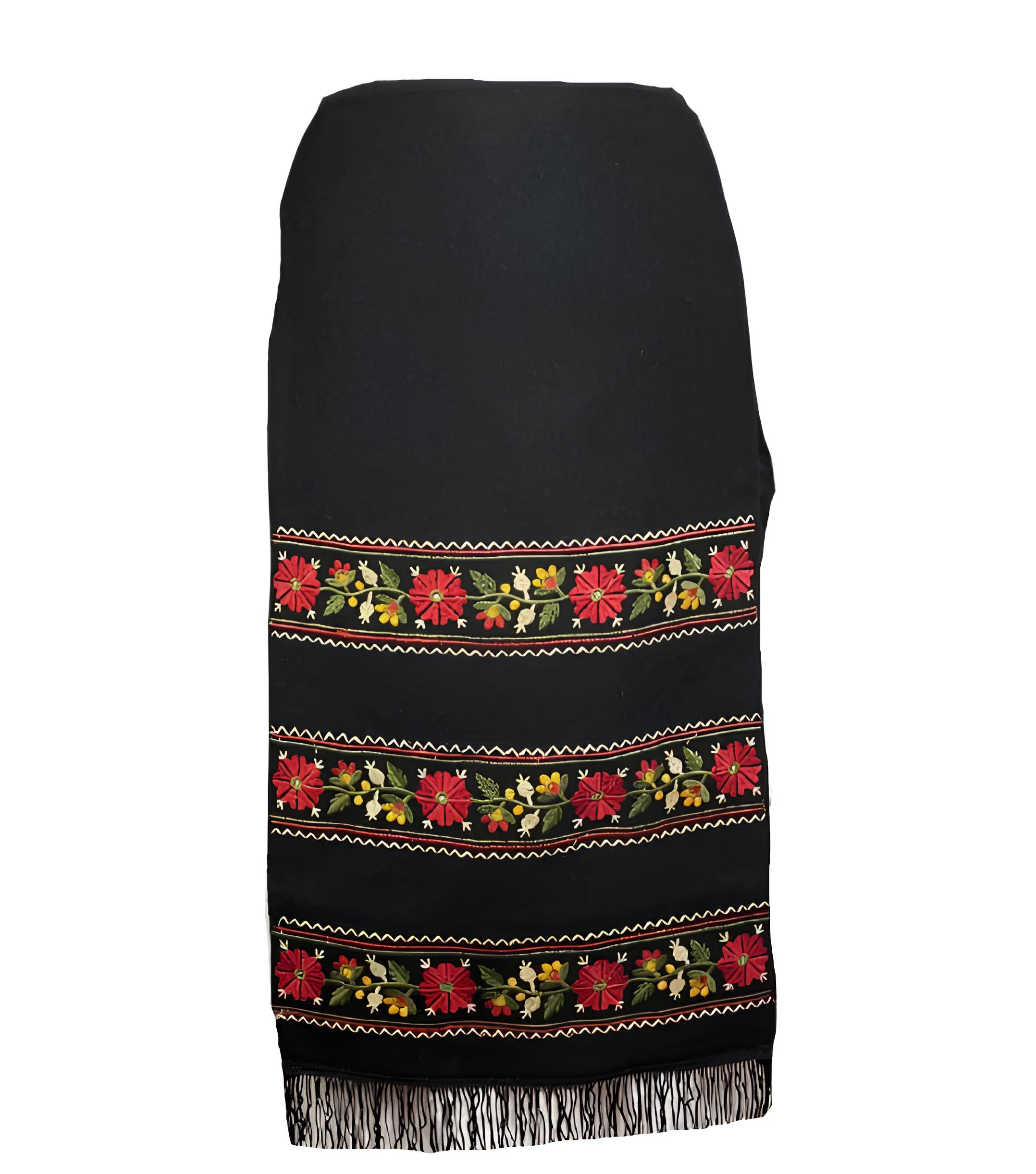 Costume Populare :: Catrinta Traditionala Neagra pentru Fetite cu ...