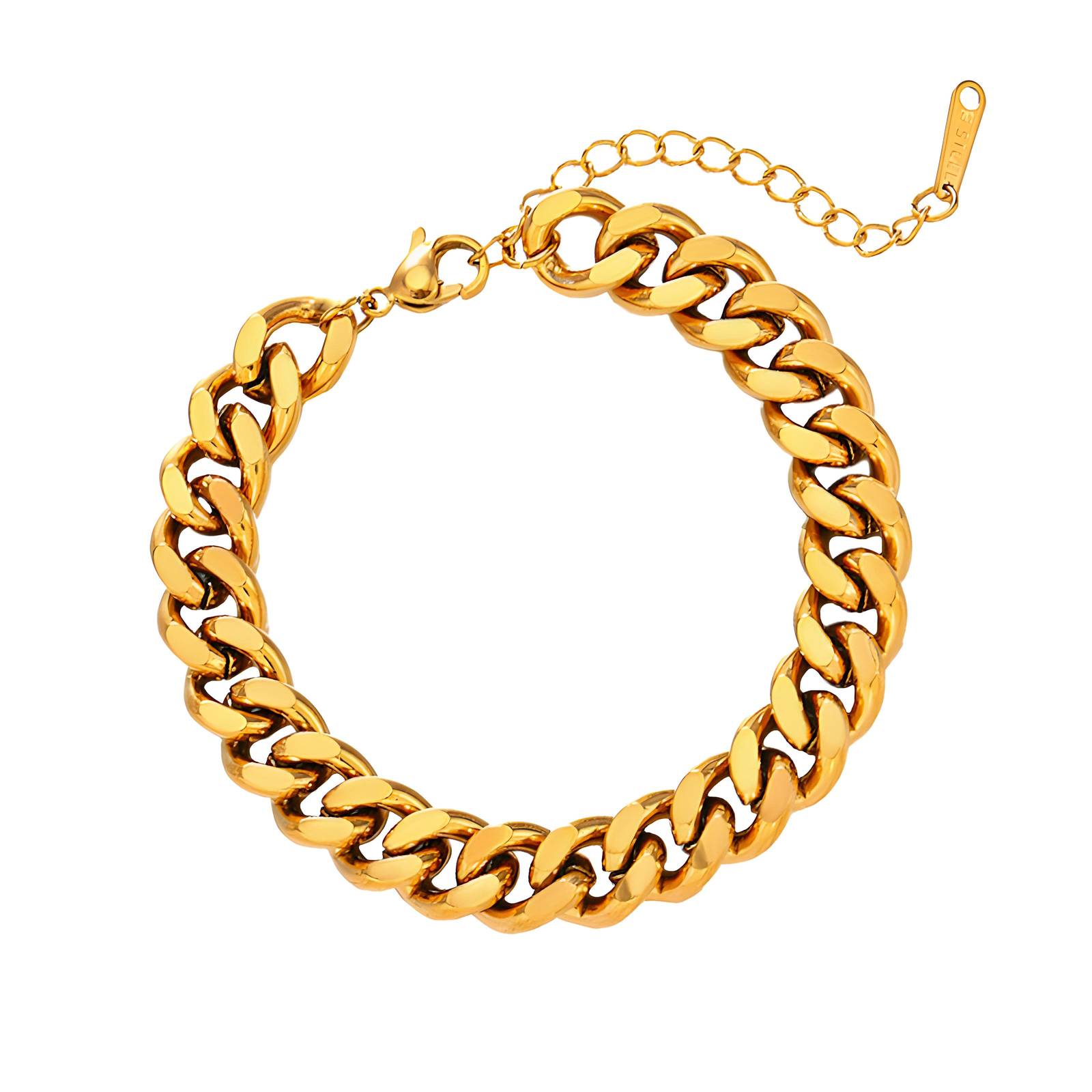 Evenimente :: Bratara Infinity Links, Otel Placat cu Aur 18K - 87354-0