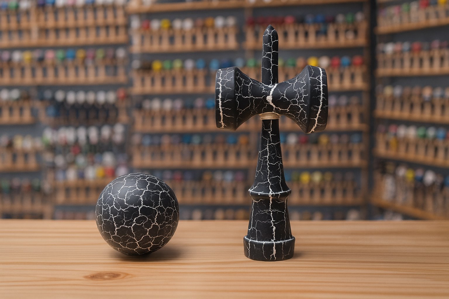 Oferte de Sezon :: Jucarie Educationala :: Kendama din lemn 18 cm ...